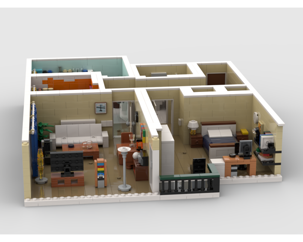 LEGO MOC Peep Show - Mark and Jez's Flat by legopeepshow | Rebrickable ...
