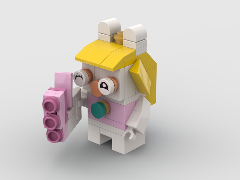 LEGO MOC Mario + Rabbids; Rabbid Peach by bloooop | Rebrickable - Build ...