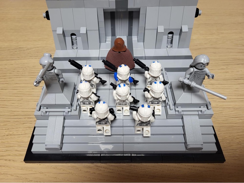 LEGO MOC March on the Coruscant Temple Scene - Order 66 - MOC by the ...