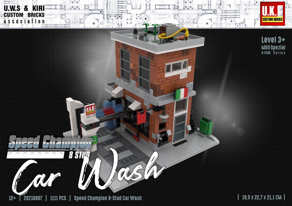 LEGO MOC Speed Champion Car Wash by UK-CustomBricks | Rebrickable ...