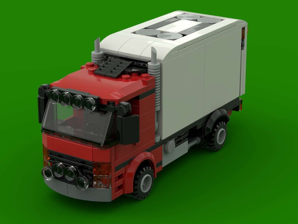 LEGO MOC container/isothermal truck by Snorri666 | Rebrickable - Build ...