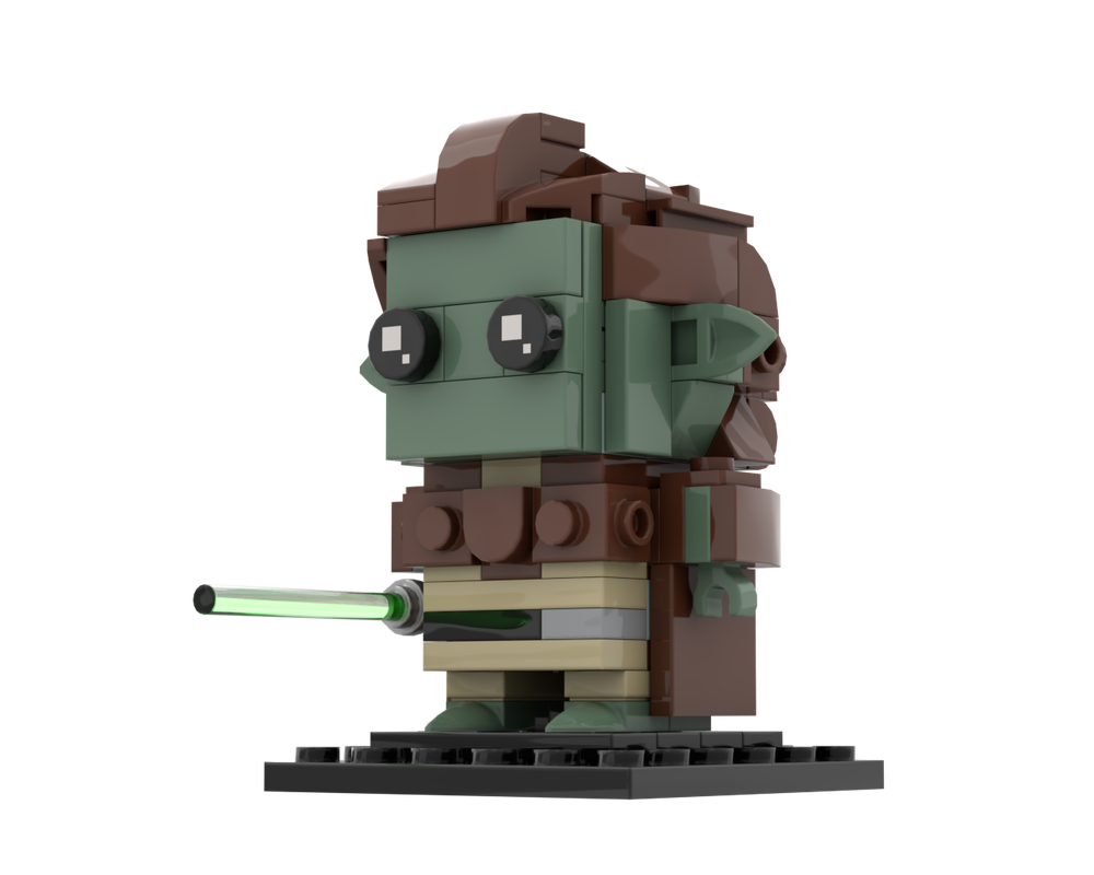 LEGO MOC Yaddle Brickheadz by Ant0noo | Rebrickable - Build with LEGO