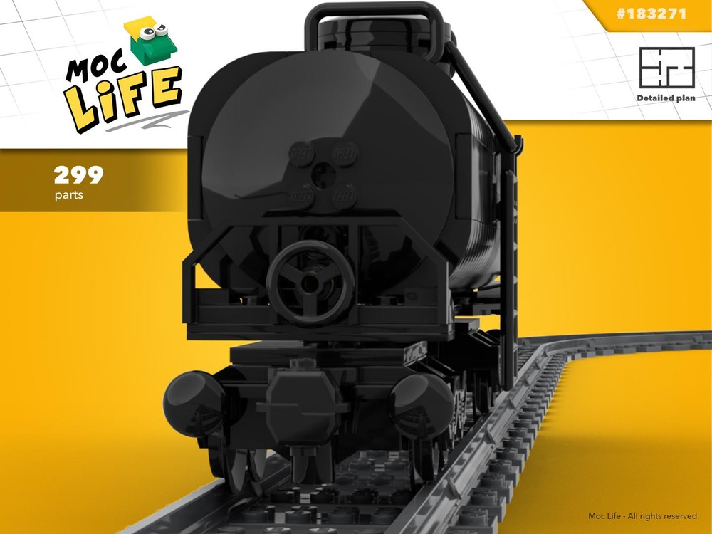 LEGO MOC Liquified natural gas wagon by MocLife | Rebrickable - Build ...