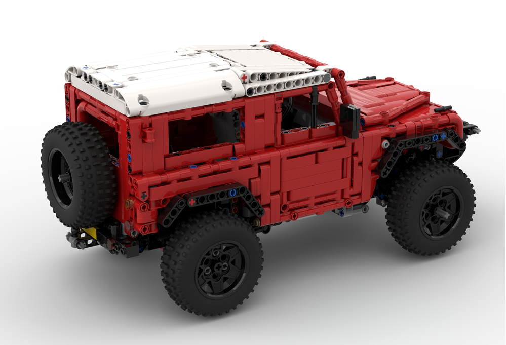 LEGO MOC Short Landy - RED version by Horcikdesigns | Rebrickable ...