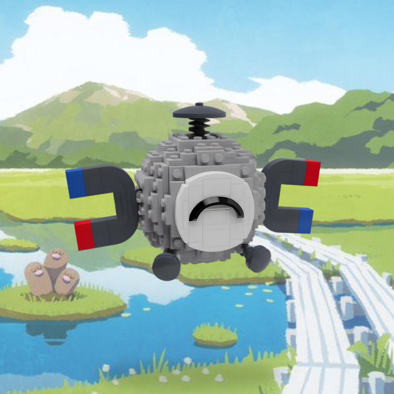 LEGO MOC Magnemite by KraftyKoopa | Rebrickable - Build with LEGO