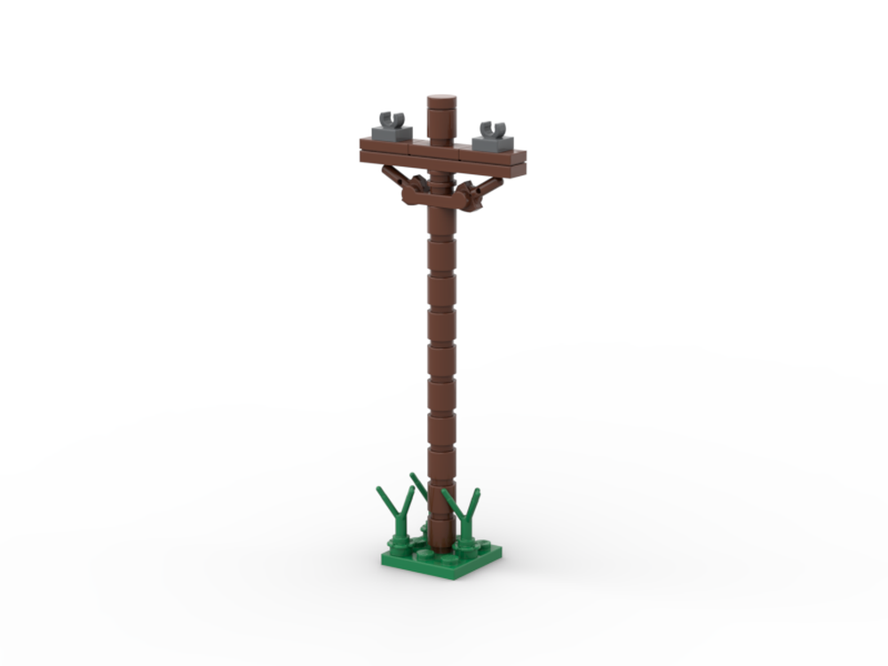LEGO MOC Telephone Pole by A-Brick | Rebrickable - Build with LEGO