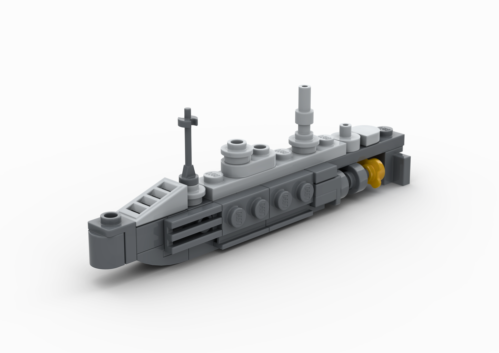 LEGO MOC-183300 Nautilus Submarine (USS O-12) [1:500] by The Bobby Brix ...