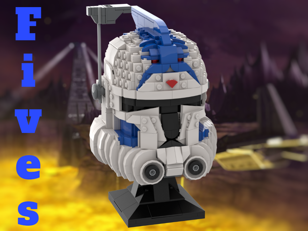 LEGO MOC ARC Trooper Fives Helmet by Ant0noo | Rebrickable - Build with ...