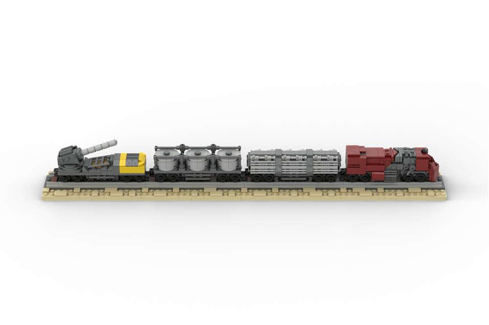 LEGO MOC Factorio Train (4 Wide) by CodeHard | Rebrickable - Build with ...