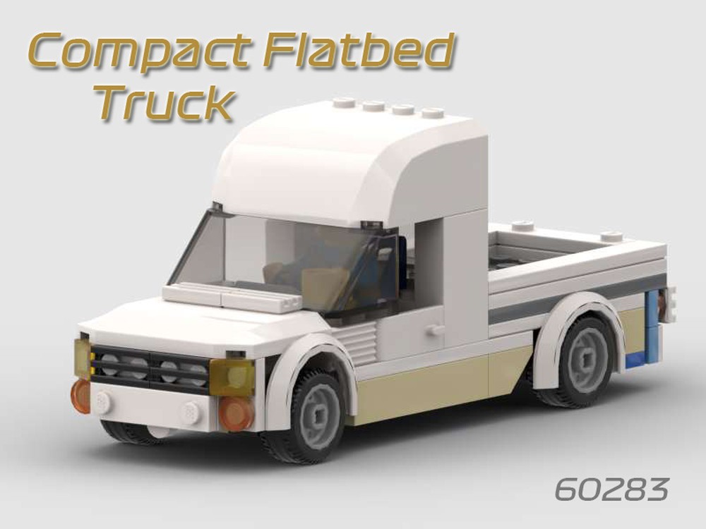 LEGO MOC 60283 Compact Flatbed Truck by dLegooo | Rebrickable - Build ...