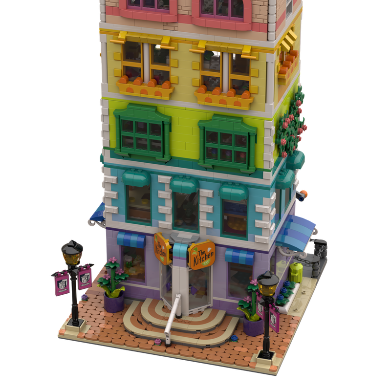 LEGO MOC Friends Tower by Brick_Lizard | Rebrickable - Build with LEGO