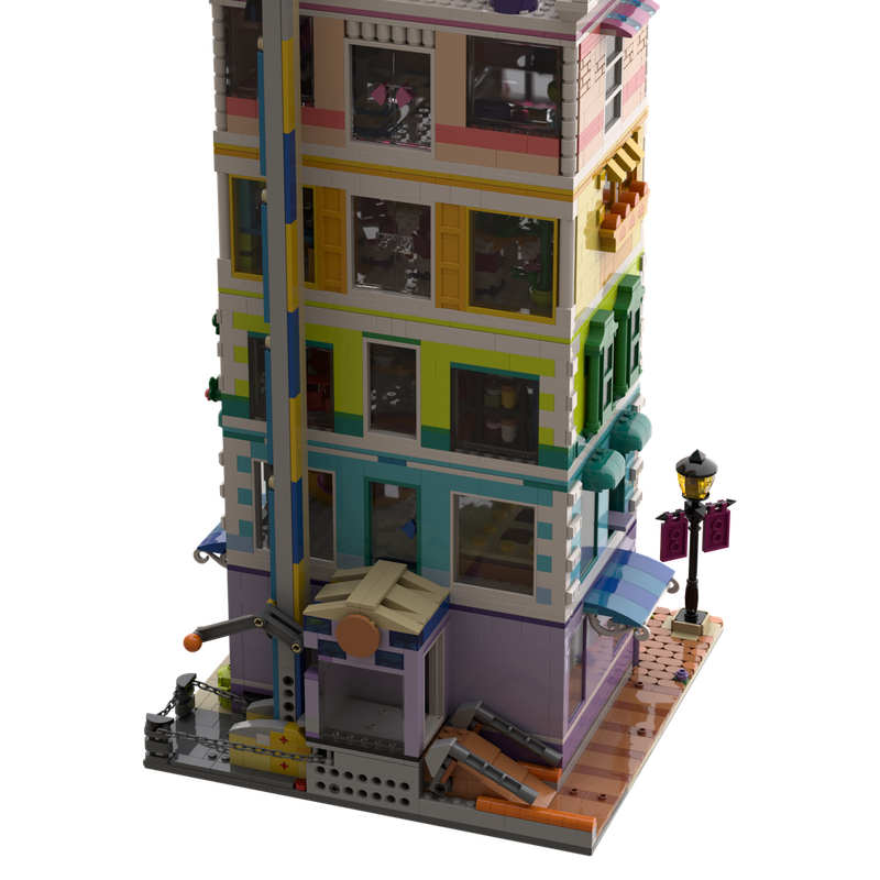LEGO MOC Friends Tower by Brick_Lizard | Rebrickable - Build with LEGO