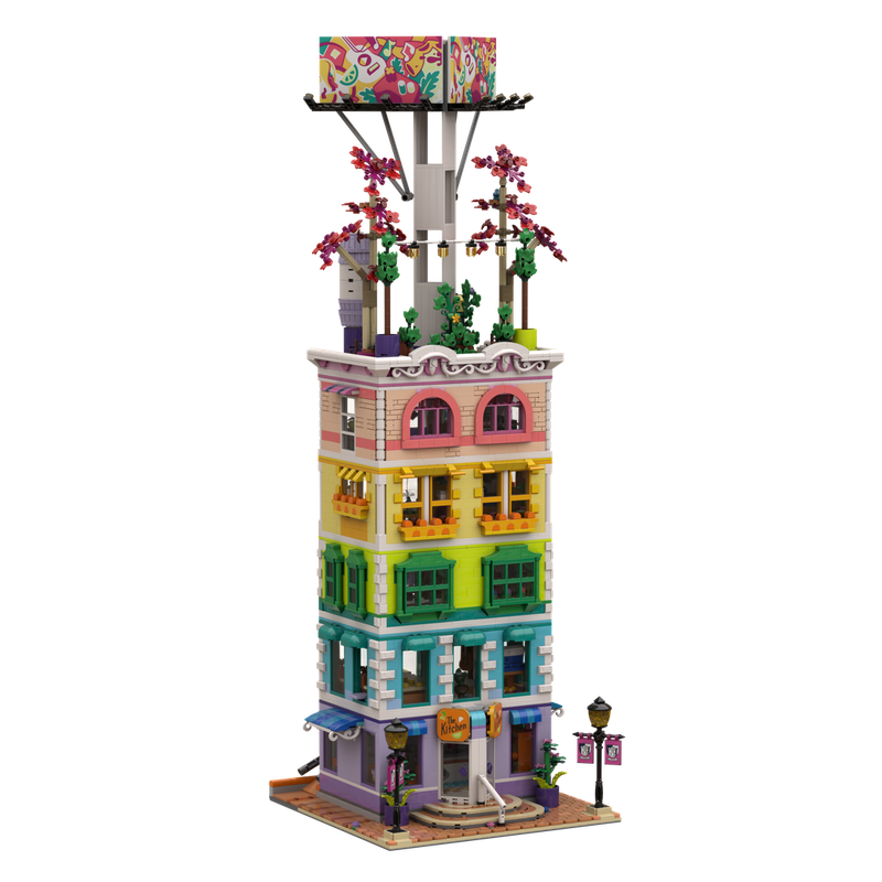 LEGO MOC Friends Tower by Brick_Lizard | Rebrickable - Build with LEGO