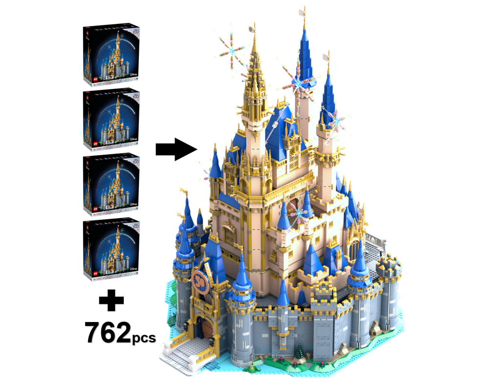 LEGO MOC The full 43222 Orlando Castle by 菲菲家的金子 | Rebrickable - Build ...