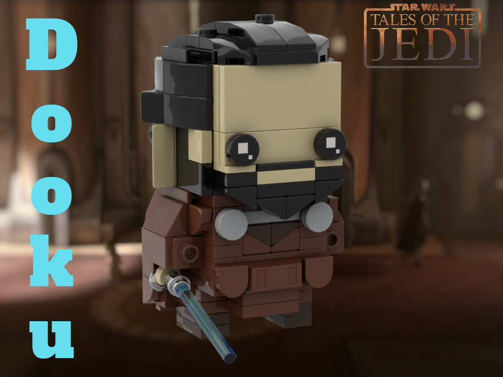 LEGO MOC Count Dooku Brickheadz by Ant0noo | Rebrickable - Build with LEGO