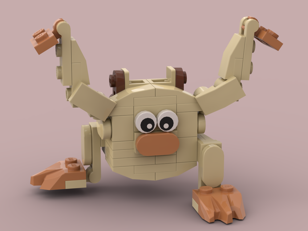 LEGO MOC 30666 Mankey (Pokemon) by Mmonk13 | Rebrickable - Build with LEGO