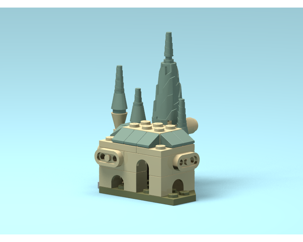 LEGO MOC Introvert steampunk castle by jben_hun | Rebrickable - Build ...