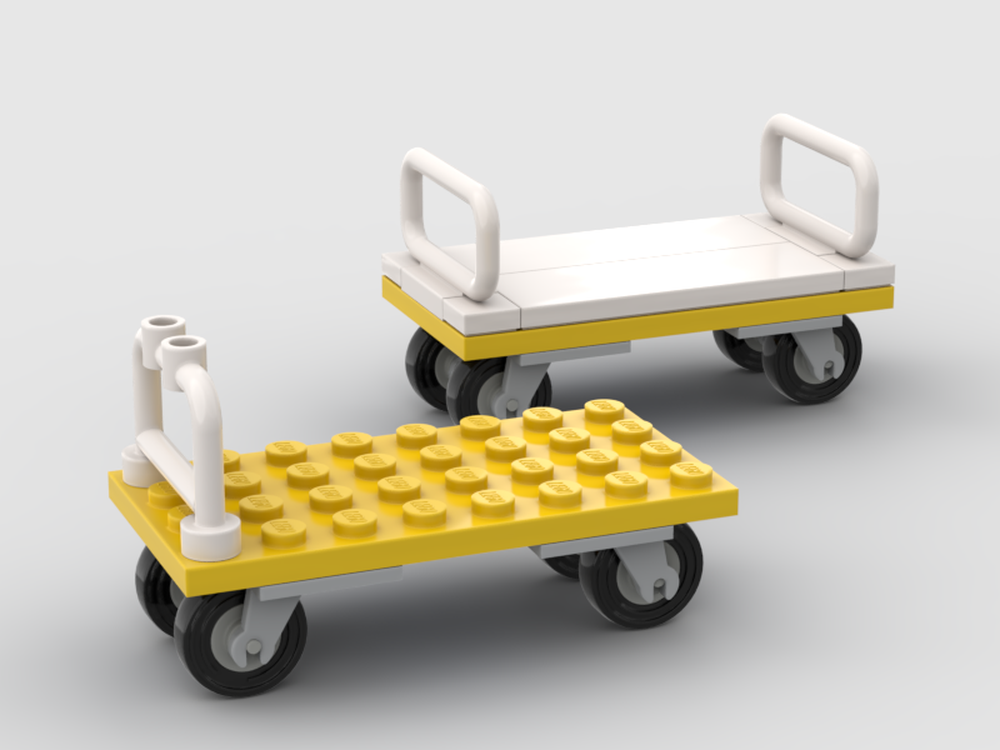 LEGO MOC Simple transport trolley by turlog | Rebrickable - Build with LEGO