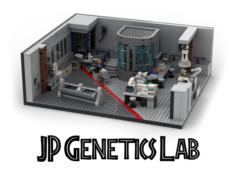 LEGO MOC JP Genetics Lab by JP_Brick | Rebrickable - Build with LEGO