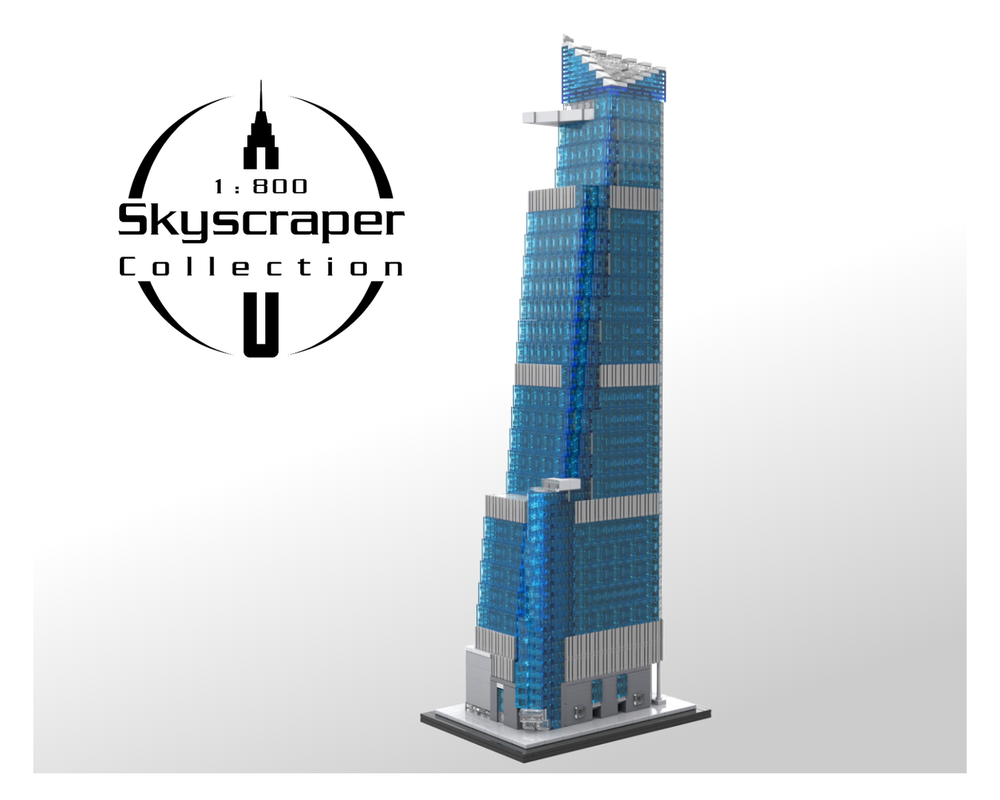 LEGO MOC 30 Hudson Yards 1:800 Scale by SPBrix | Rebrickable - Build ...