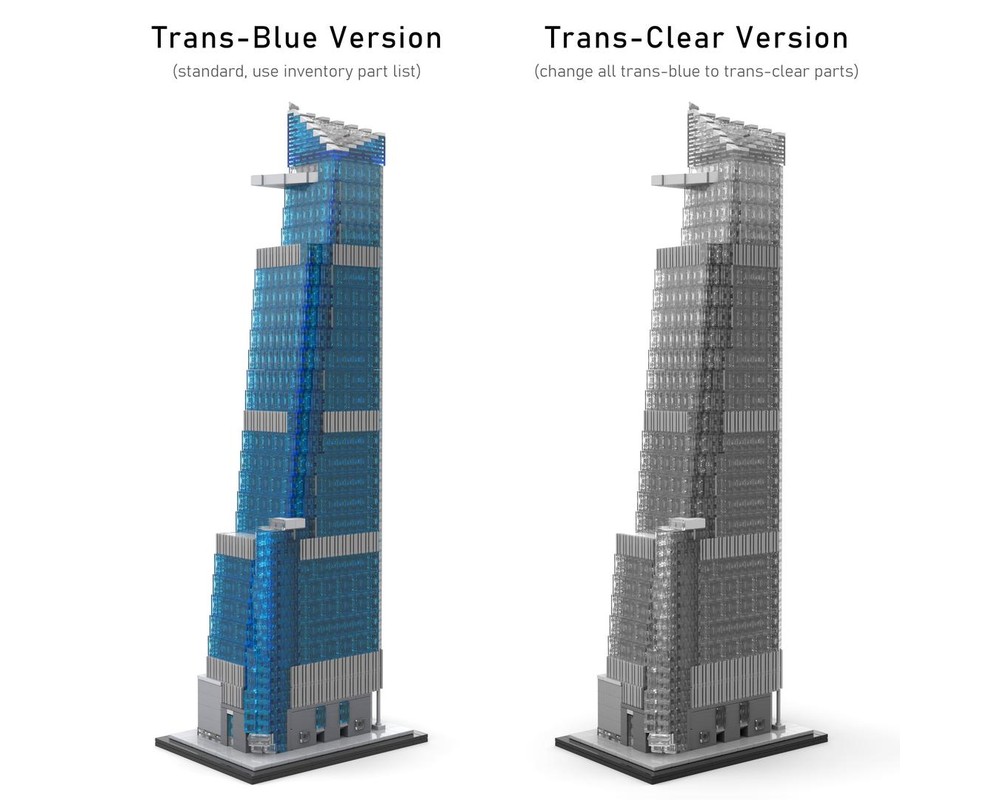 LEGO MOC 30 Hudson Yards 1:800 Scale by SPBrix | Rebrickable - Build ...