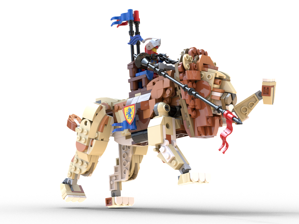 LEGO MOC Armored lion by legolot | Rebrickable - Build with LEGO