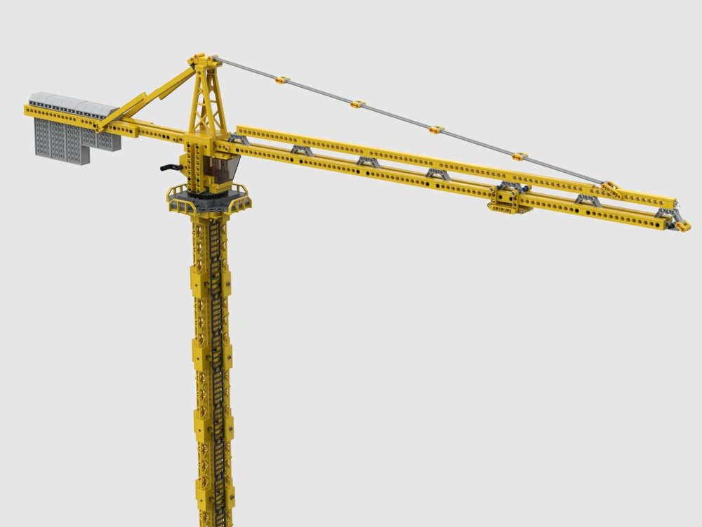 LEGO MOC CONSTRUCTION TOWER CRANE by CheongBricks | Rebrickable - Build ...