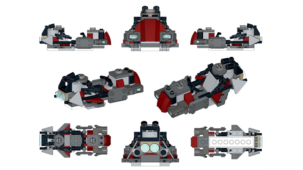 LEGO MOC Clone Speeder 2 by dorianbricktron | Rebrickable - Build with LEGO