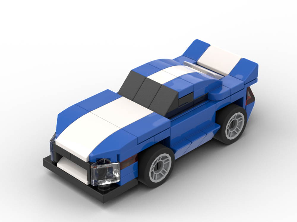 LEGO MOC Mustang (4-stud wide) by hoppepe | Rebrickable - Build with LEGO