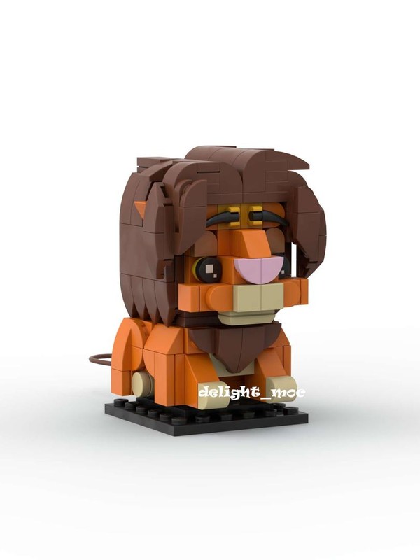 LEGO MOC Simba (Adult) (Lion King) by delight_moc | Rebrickable - Build ...