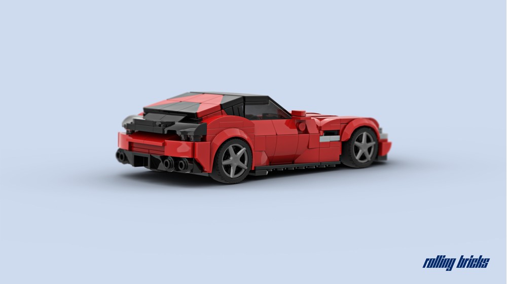 LEGO MOC Ferrari 12 Cilindri - in 2 colors: red and white by ...