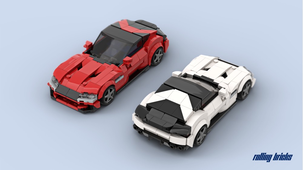 LEGO MOC Ferrari 12 Cilindri - in 2 colors: red and white by ...