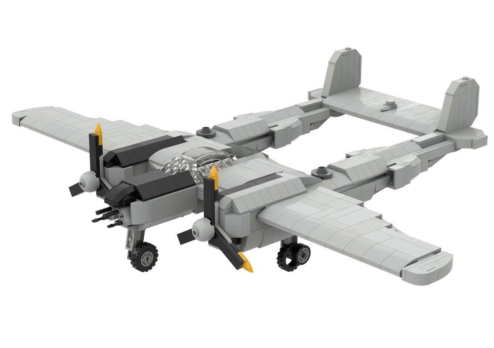 LEGO MOC Lockheed P-38 Lightning by AlessandroMaffioli | Rebrickable ...