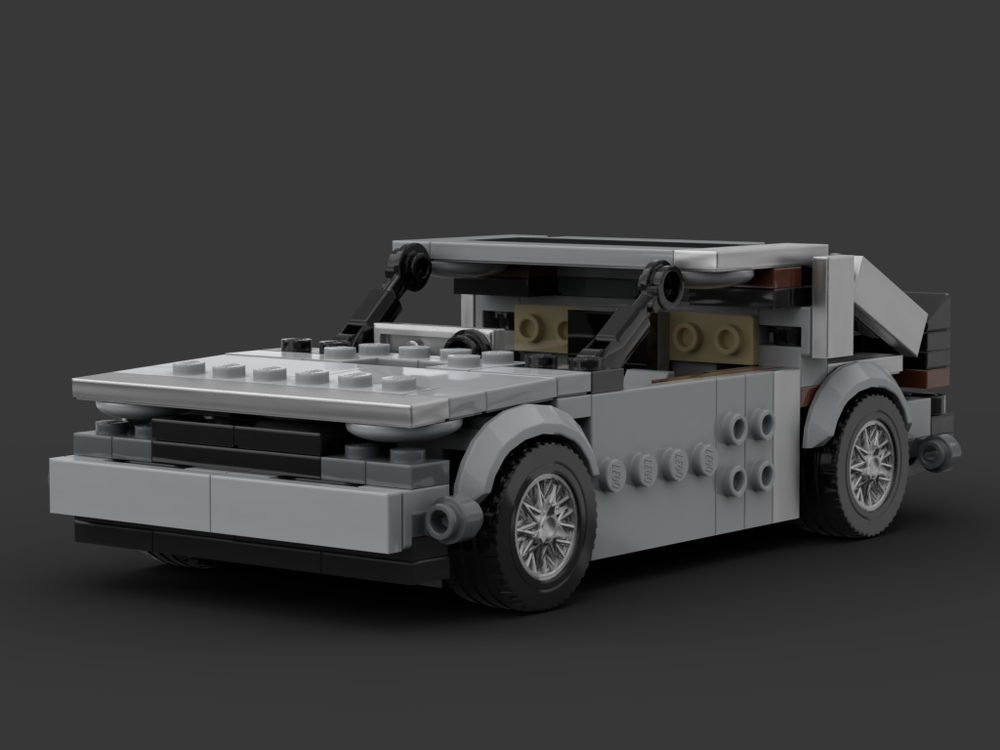 LEGO MOC 76911 DMC Delorean time machine Back to the Future by 6th gear ...