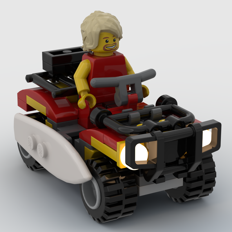 LEGO MOC Life Guard ATV (Minifigure scale) by After Studs | Rebrickable ...