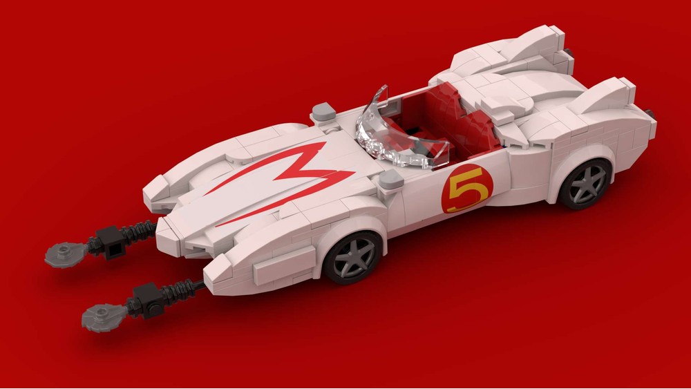 LEGO MOC Speed Racer Mach 5 by Maiku__san | Rebrickable - Build with LEGO