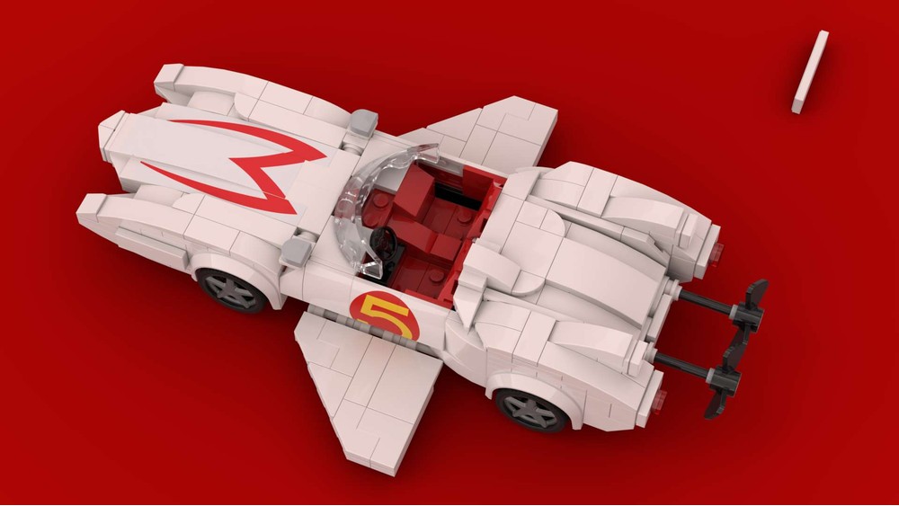 LEGO MOC Speed Racer Mach 5 by Maiku__san | Rebrickable - Build with LEGO