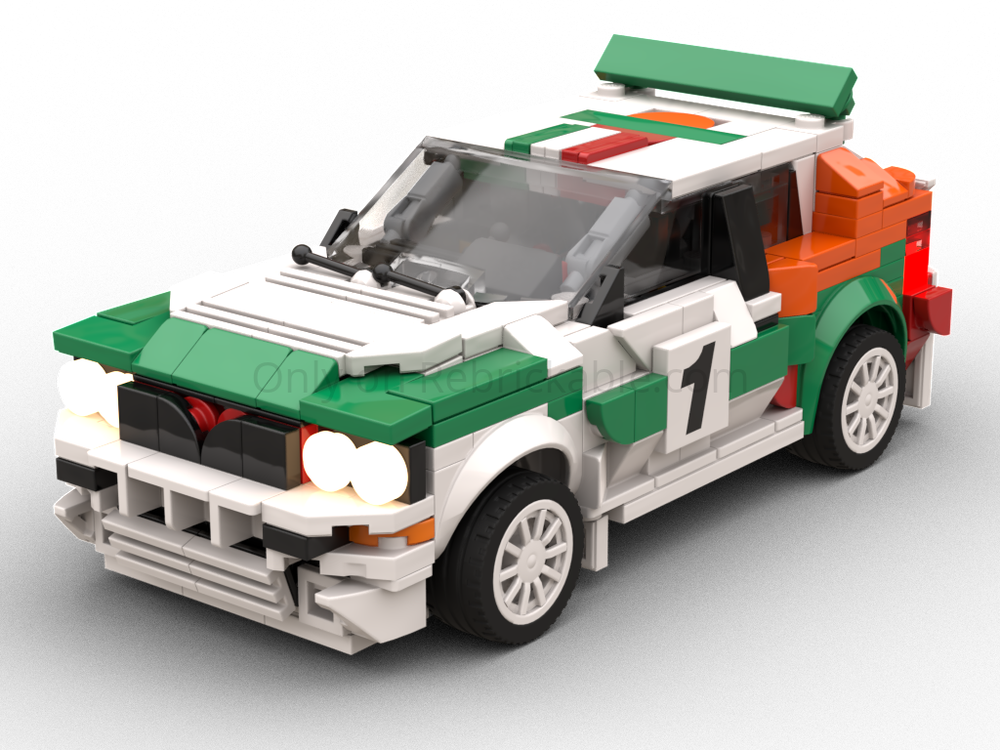 LEGO MOC Lancia Delta-La DELTONA HiFi (HF INTEGRALE series, EVO class ...
