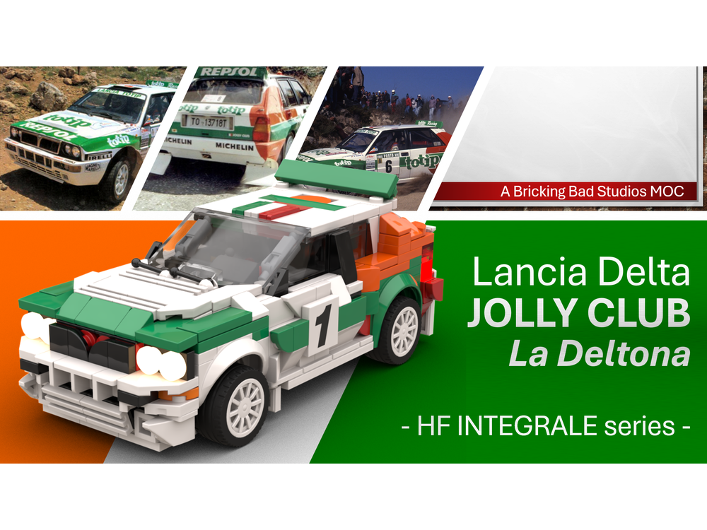 LEGO MOC Lancia Delta-La DELTONA HiFi (HF INTEGRALE series, EVO class ...