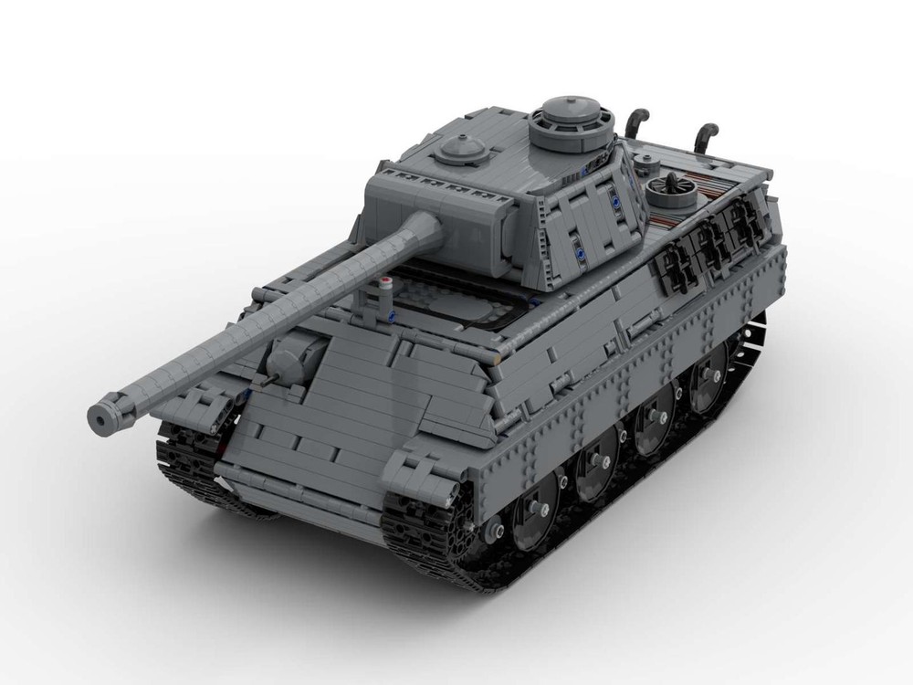 LEGO MOC WW2 Tank Panther by Borekity | Rebrickable - Build with LEGO