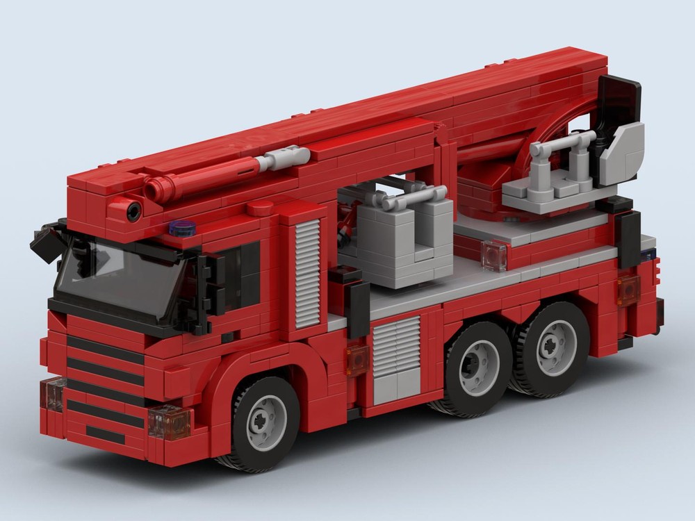 LEGO MOC Breda Fire Aerial Platform by mausbricks | Rebrickable - Build ...