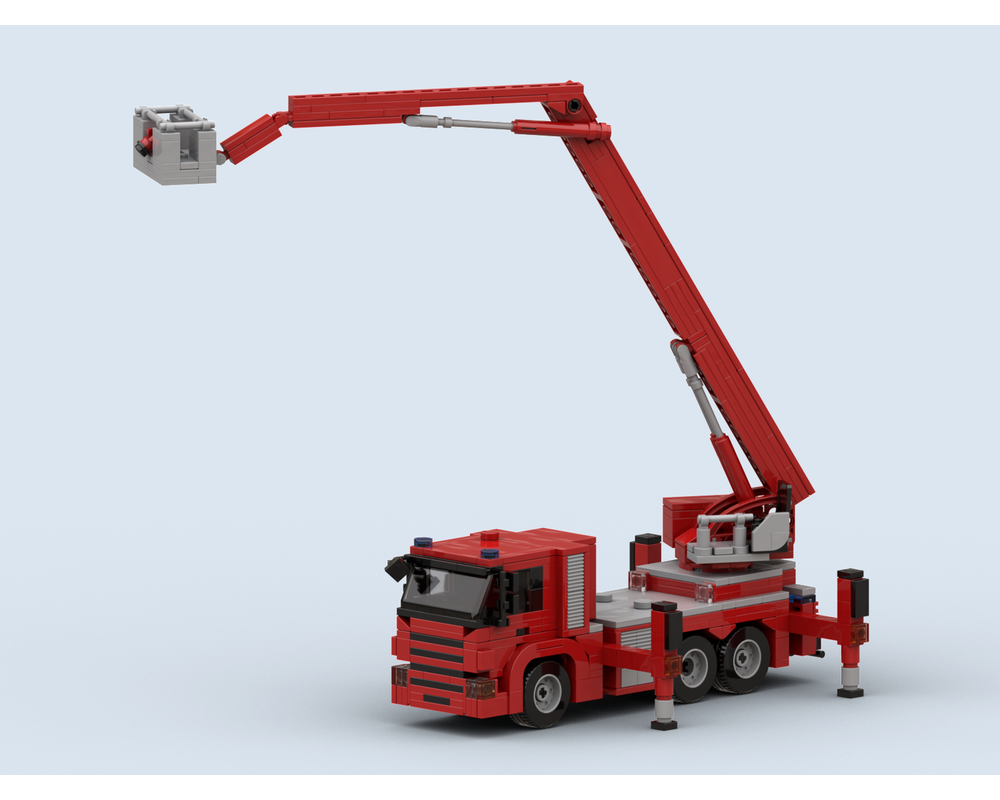 LEGO MOC Breda Fire Aerial Platform by mausbricks | Rebrickable - Build ...