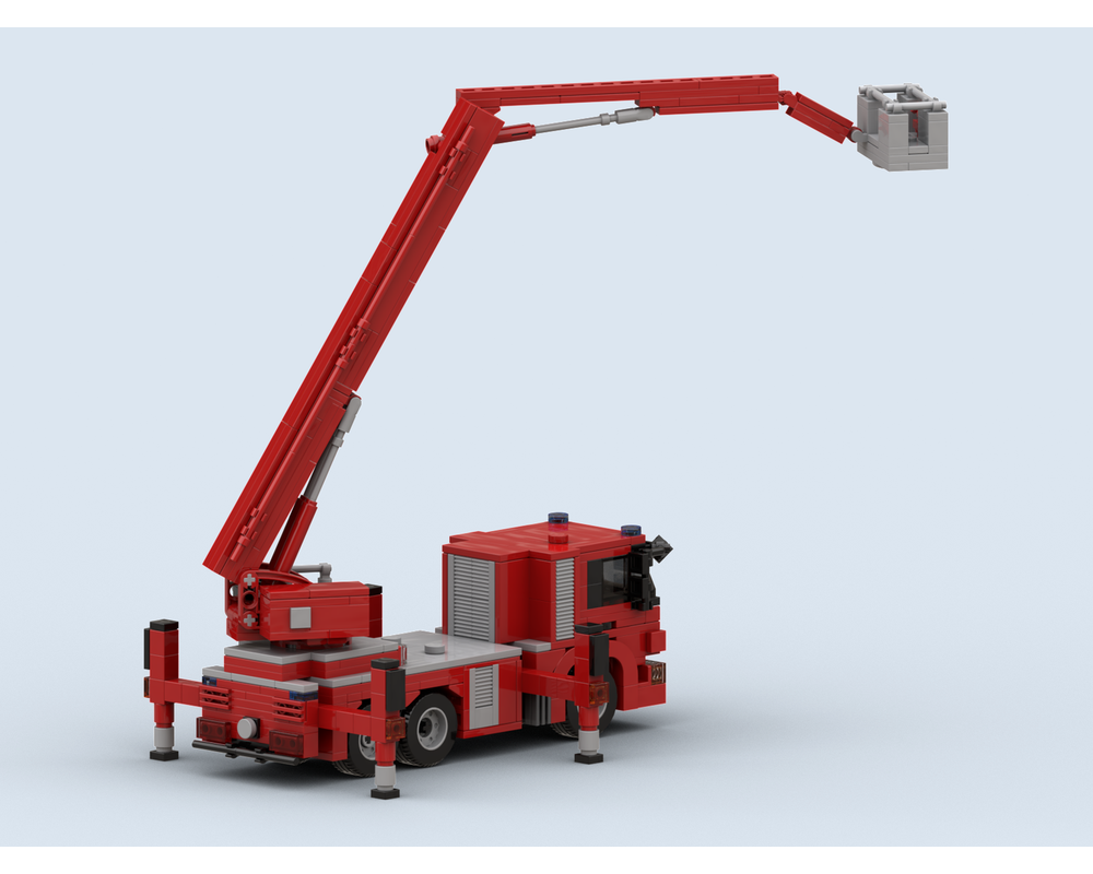 LEGO MOC Breda Fire Aerial Platform by mausbricks | Rebrickable - Build ...
