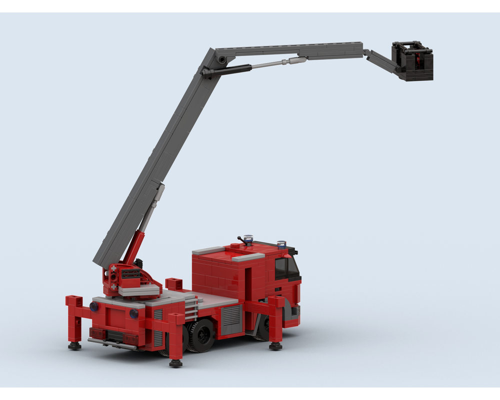 LEGO MOC NHN Fire Aerial Platform by mausbricks | Rebrickable - Build ...