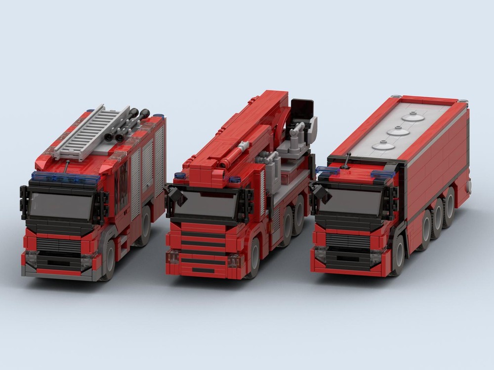 LEGO MOC-183505 MWB Fire Vehicles Pack by mausbricks | Rebrickable ...