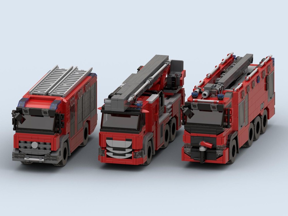 LEGO MOC NHN Fire Vehicles Pack by mausbricks | Rebrickable - Build ...