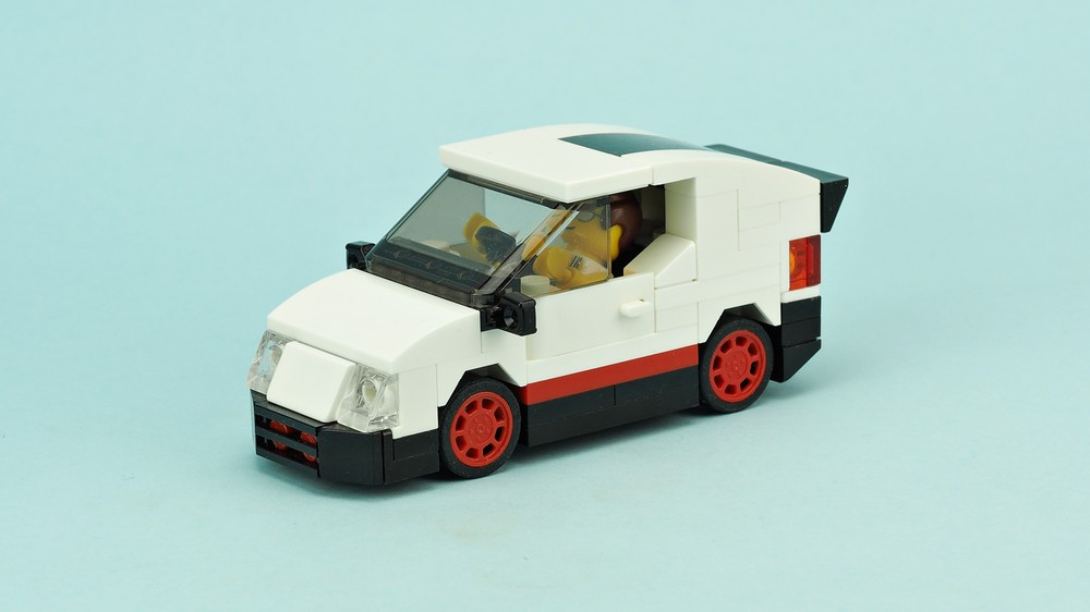 LEGO MOC Small white car by De_Marco | Rebrickable - Build with LEGO