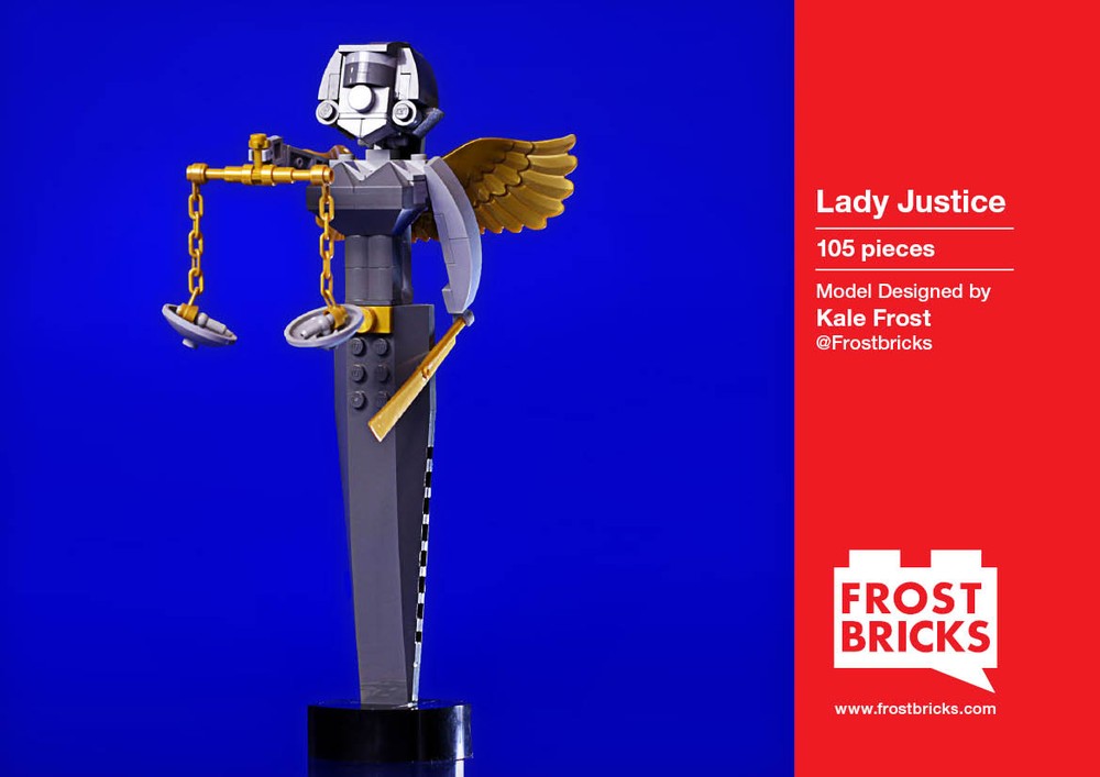 LEGO MOC Lady Justice Statue by Frostbricks | Rebrickable - Build with LEGO