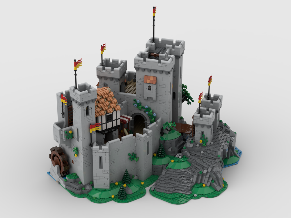 LEGO MOC Front Towers - 10305 extension by szandris89 | Rebrickable ...
