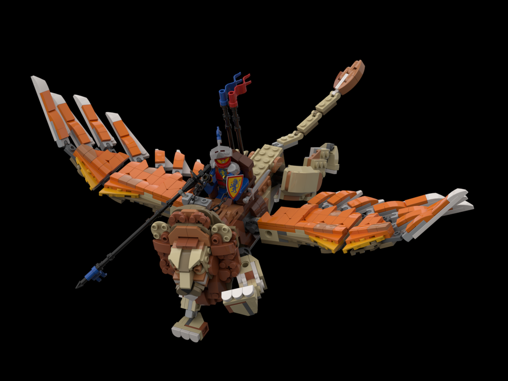 LEGO MOC winged lion by legolot | Rebrickable - Build with LEGO